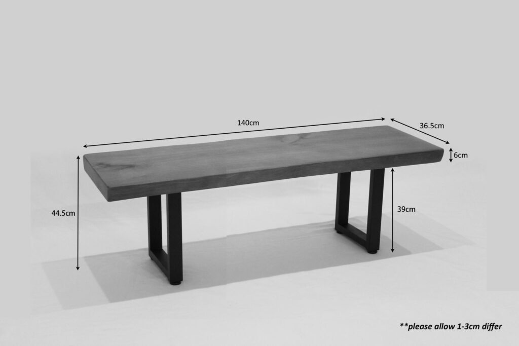 Cook Solid Wood Dining Table With 2 Benches