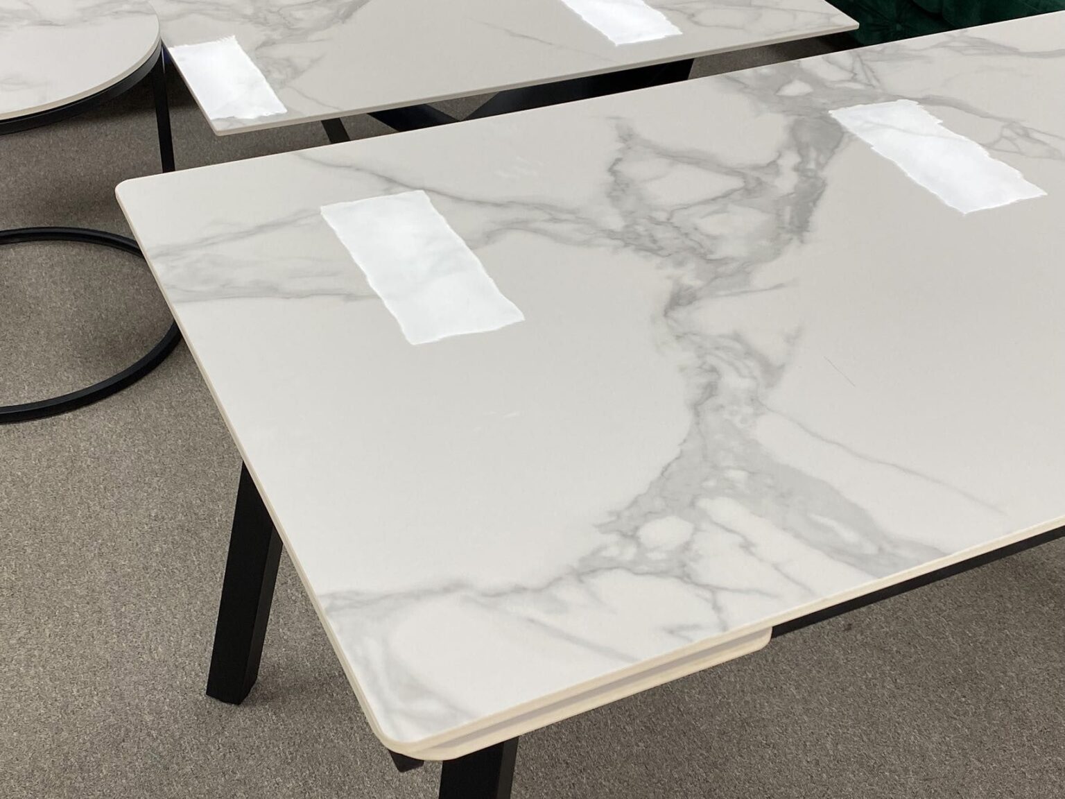 Massa Extension Marble Ceramic Dining Table 1200-1800mm