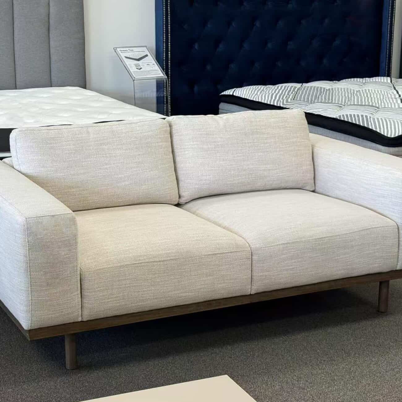 Urban Beige Fabric Sofa Set 2+3 Seater – Modern Lounge Couch Suite for ...