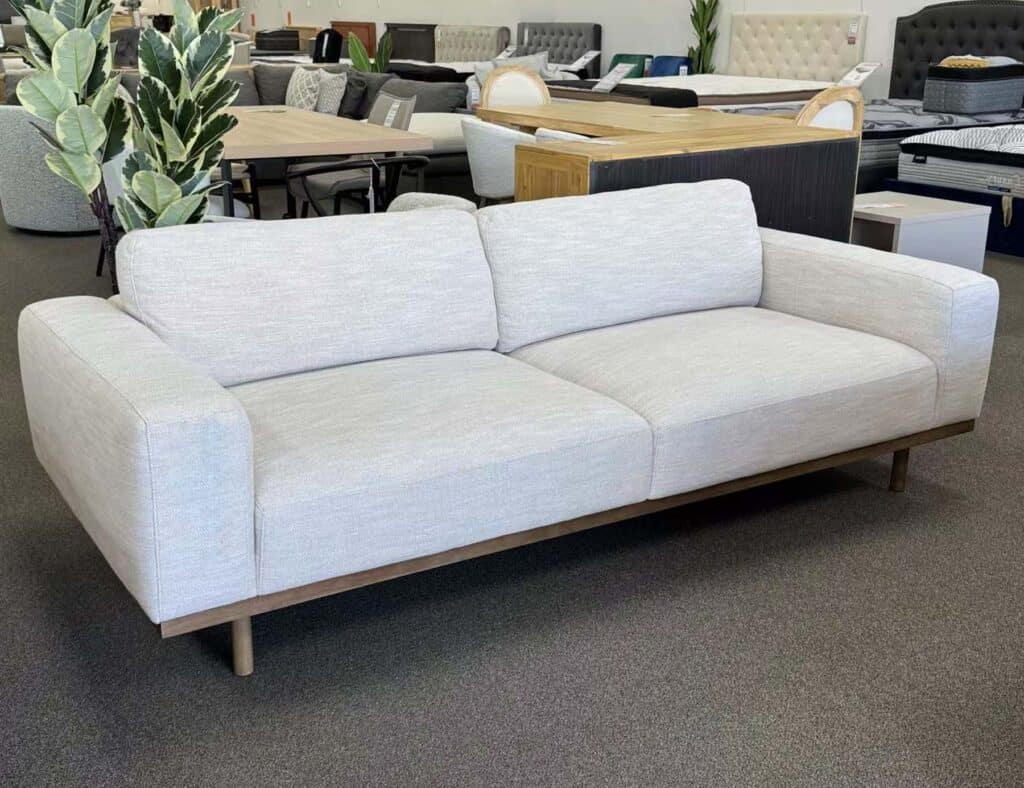 Urban Beige Fabric Sofa Set 2+3 Seater – Modern Lounge Couch Suite for ...