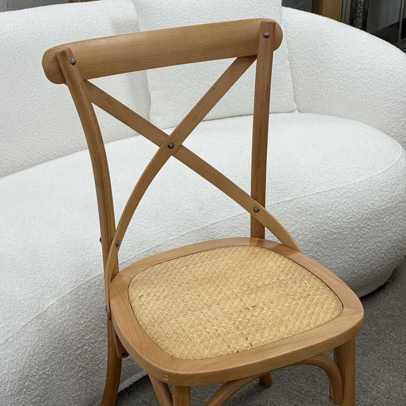 Cross Back Dining Chair
