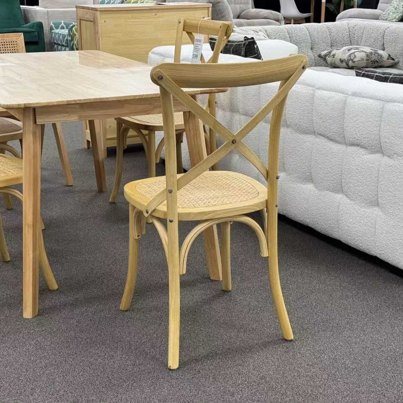 Cross Back Dining Chair