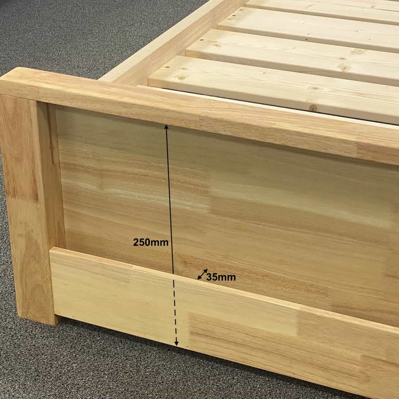 Brooklyn Solid Wood Double Bed