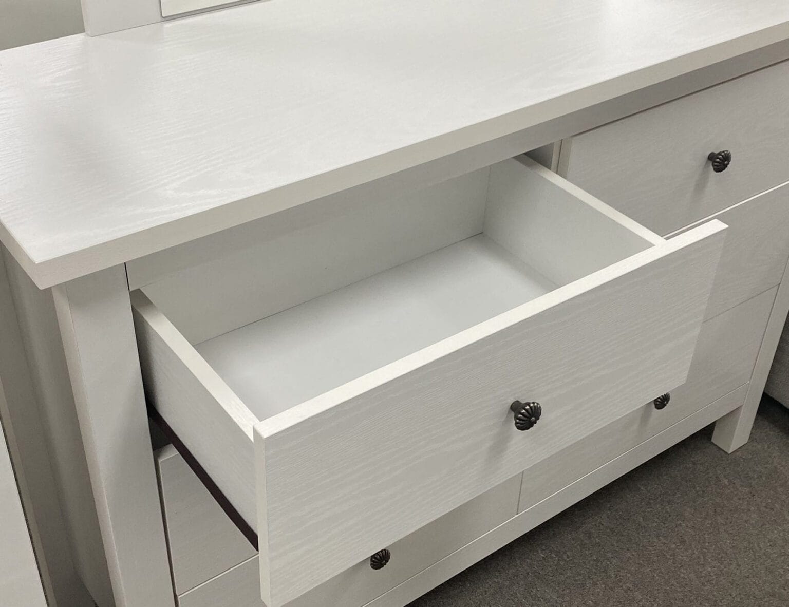 Lisa White Lowboy Dresser