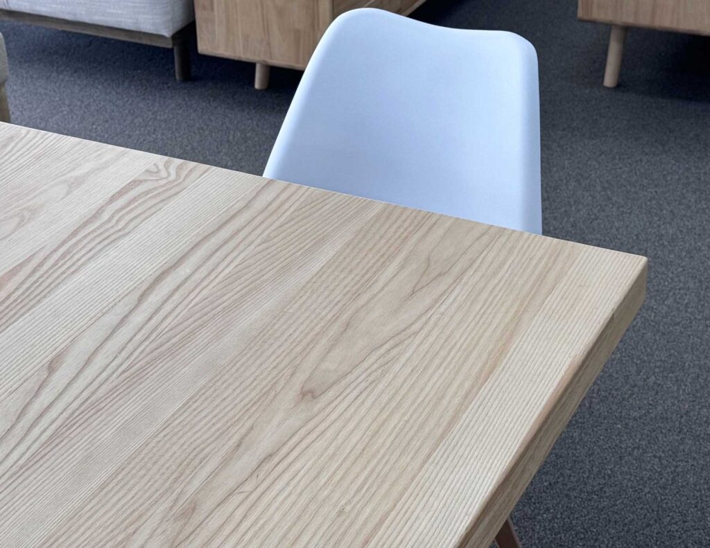 Alaska Wood Dining Table With 6 Chairs