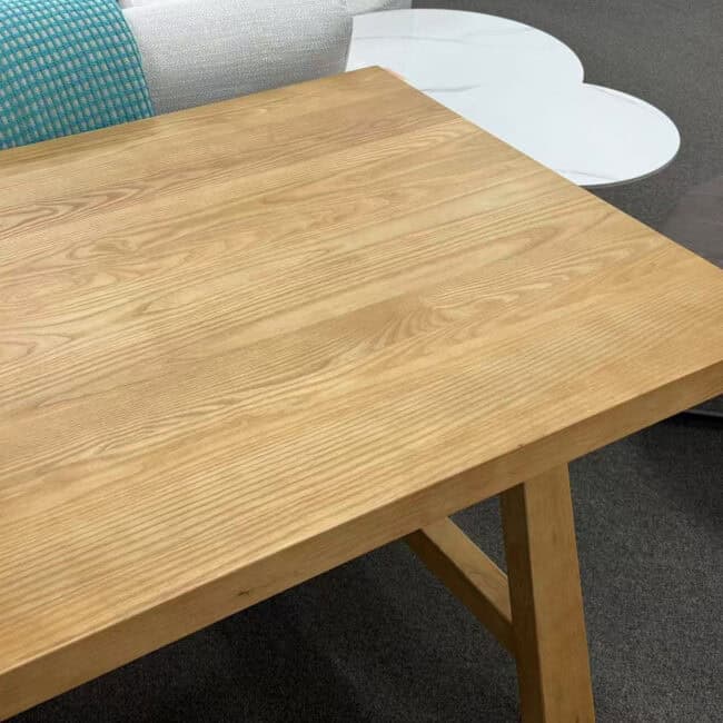 Alaska Ash Wood Dining Table 1600mm