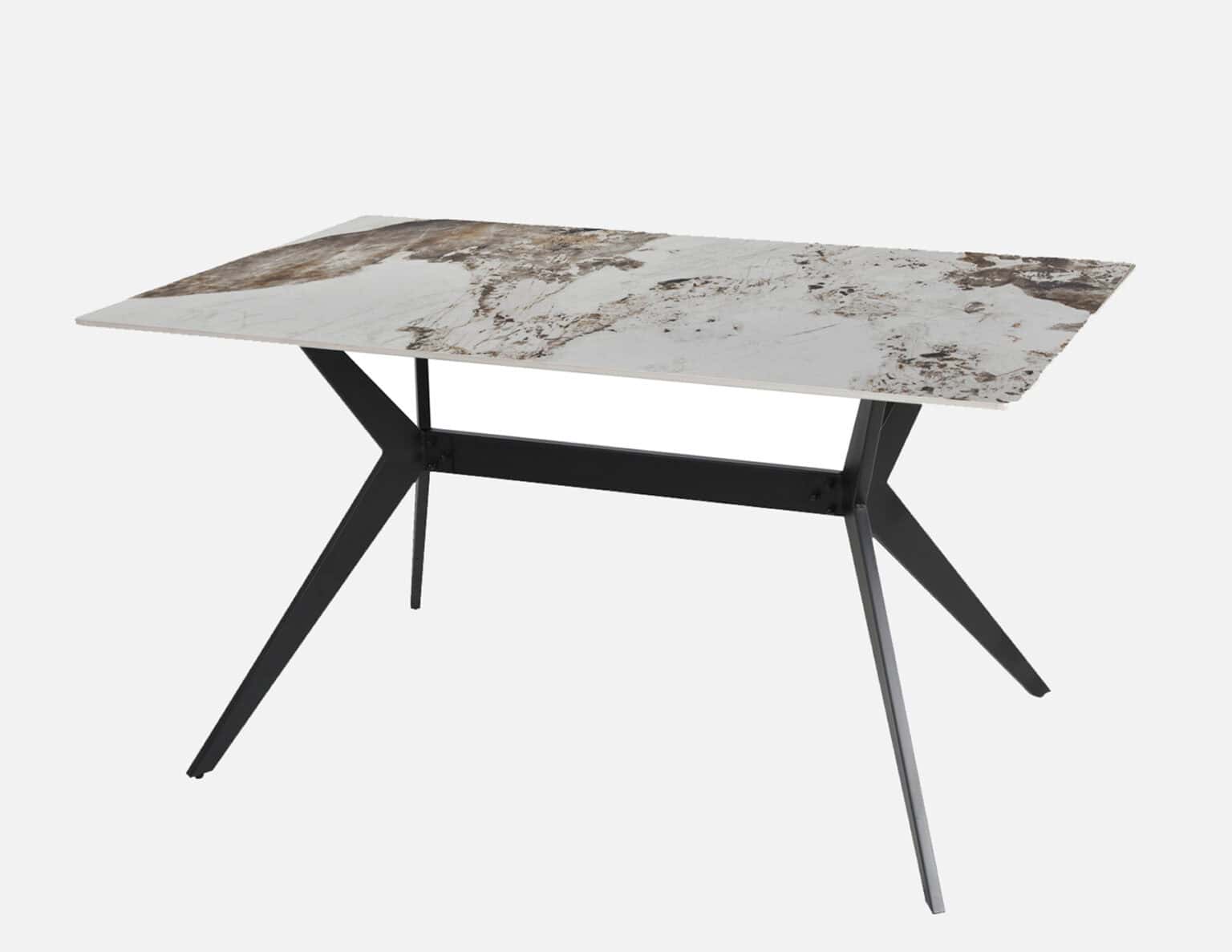 Pandora Marble Ceramic Dining Table 1800mm