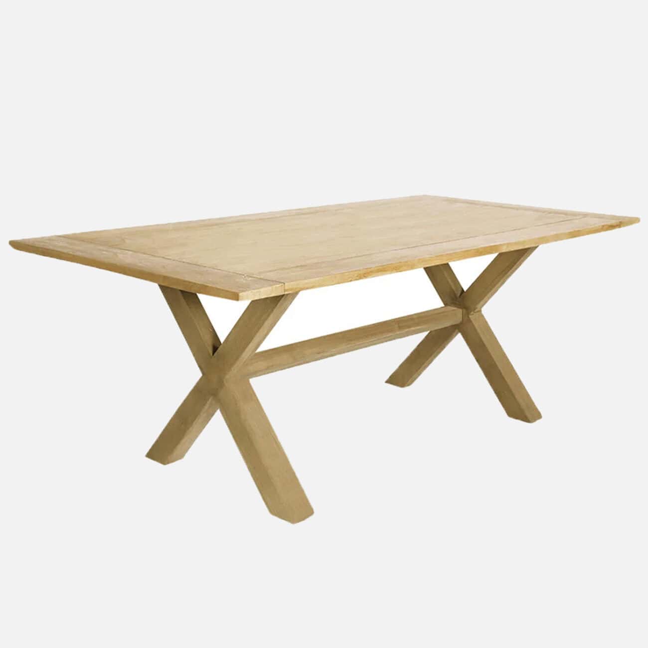 Cross-Leg Toon Wood Dining Table 1800mm